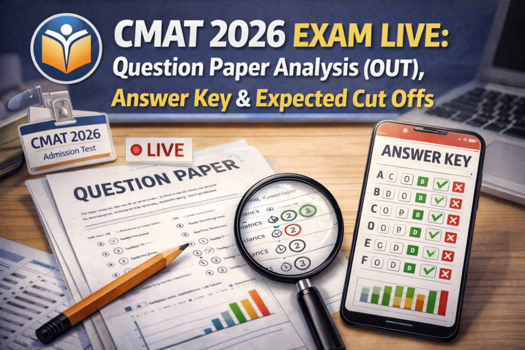 CMAT 2026 Exam Live: Question Paper Analysis (OUT), Answer Key ...