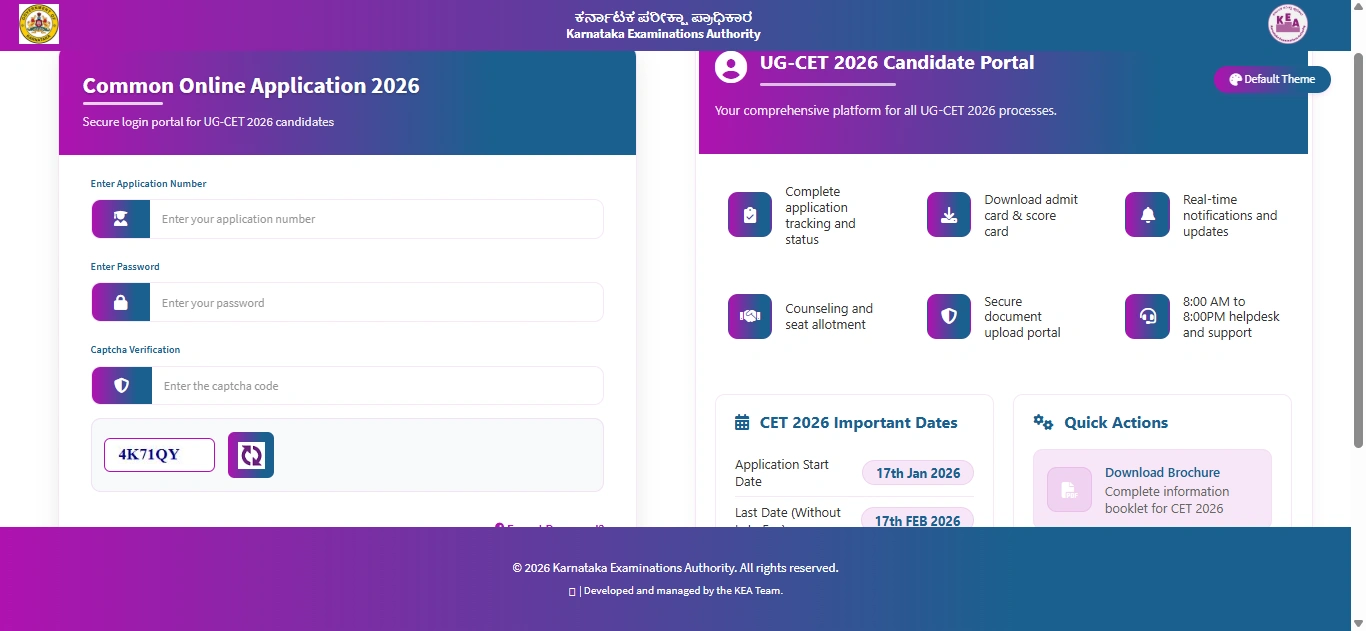 Karnataka CET (KCET) Notification OUT, Exam Dates, Eligibility, Direct Link