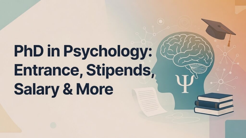 PHD in Psychology Programs, Colleges, Fees in India 2026 – FindMyCollege