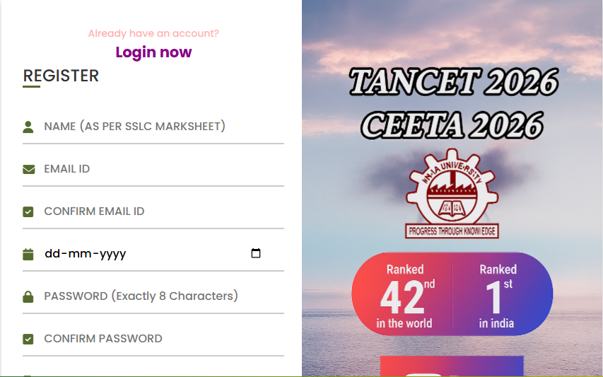 ANCET 2026 & CEETA PG 2026 Registrations Open: Full Guide ...