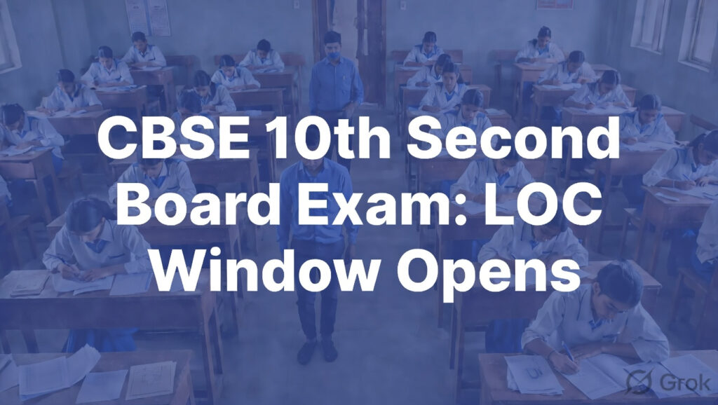 LOC Window Opens for CBSE Class 10th Second Board Exam 2026 – FindMyCollege