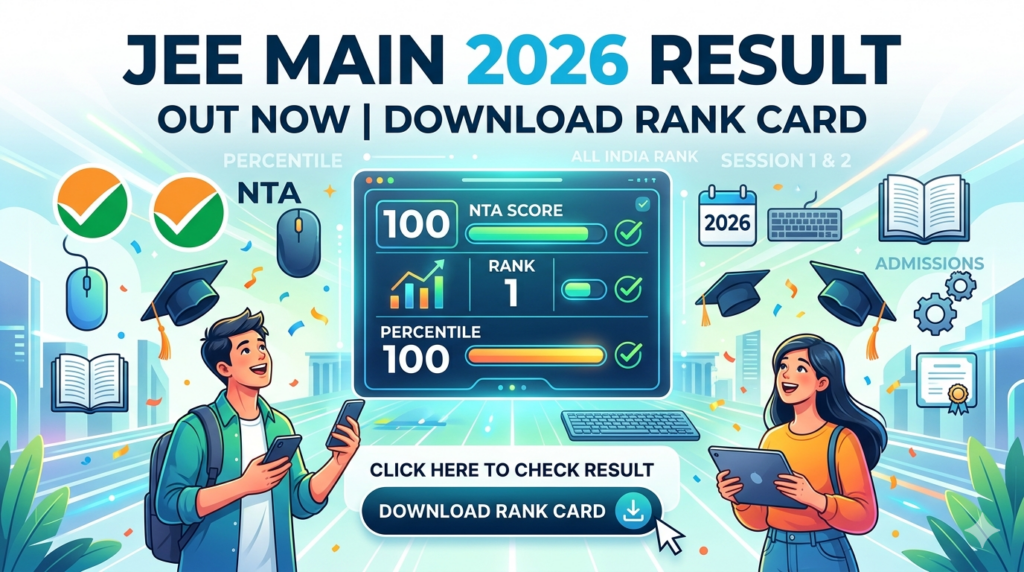 JEE Main 2026 Result LIVE: NTA Session 2 Final Answer Key and Scorecard ...