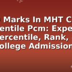 MHT CET Marks Vs Percentile 2025 Pcm Shift Wise: Understanding Score ...