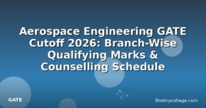 Aerospace Engineering GATE Cutoff 2026: Branch-Wise Qualifying Marks ...