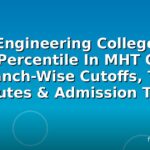 70 To 80 Percentile MHT CET Colleges Engineering: Admission Cutoffs ...