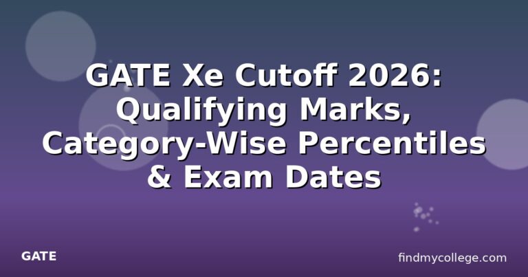 Mit Pune M.Tech GATE Cutoff: Branch-Wise Admission Criteria & Key Dates ...
