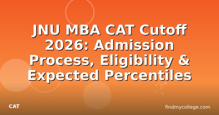 MBA CAT Cutoff 2026: Overall & Sectional Percentiles For Top Iims ...