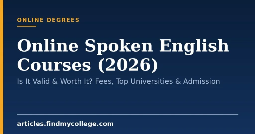 Online Spoken English Courses (2026): Is It Valid & Worth It? Fees, Top ...